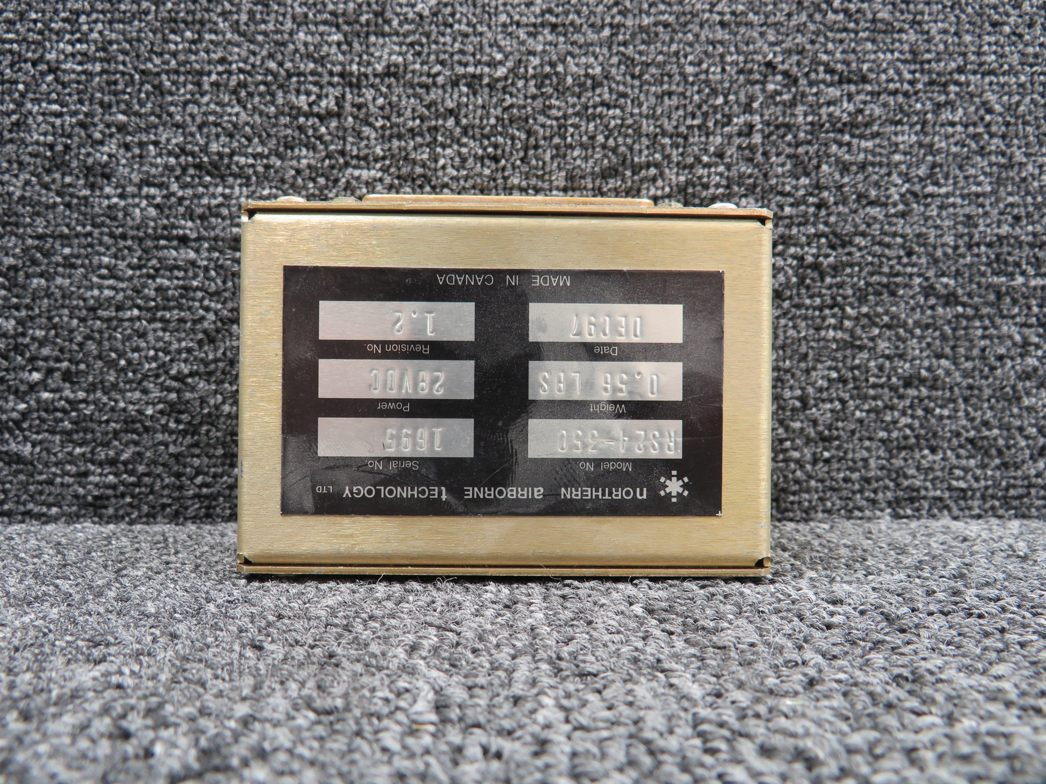 RS24-350 Northern Airborne Technology Relay Switch Comes with Modifications