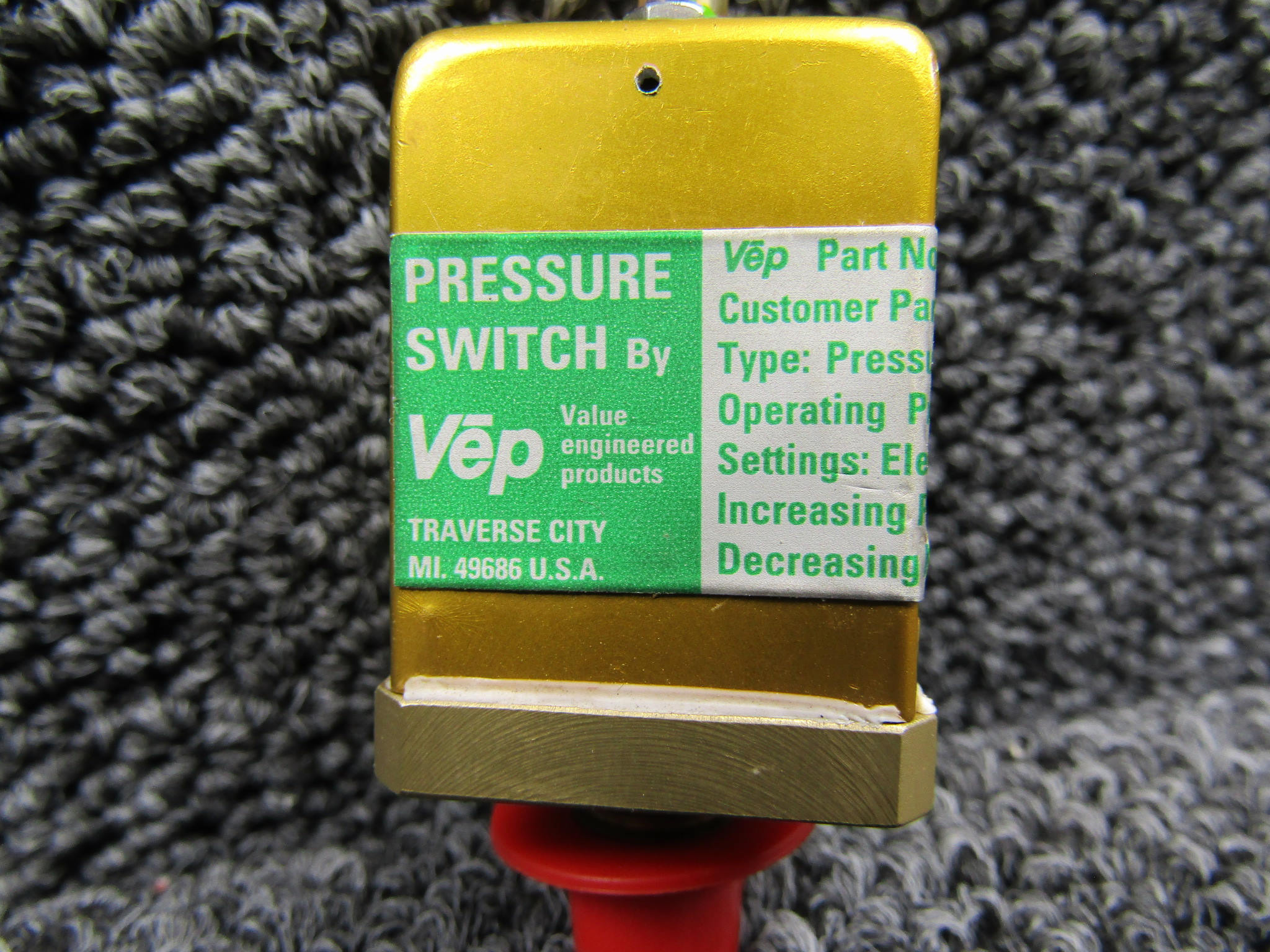 674-3 (Alt: 101-384081-3) Vep Pressure Switch Unit