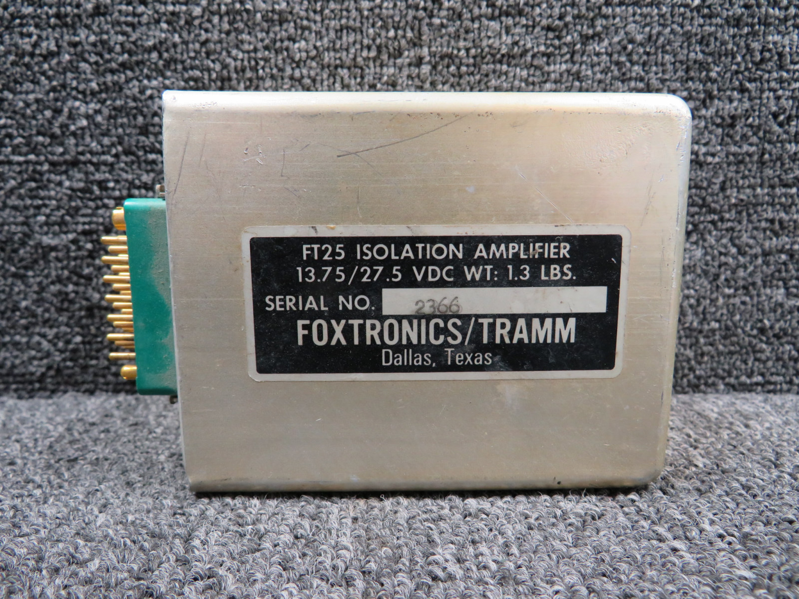 FT25 Foxtronics-Tramm Isolation Amplifier Unit
