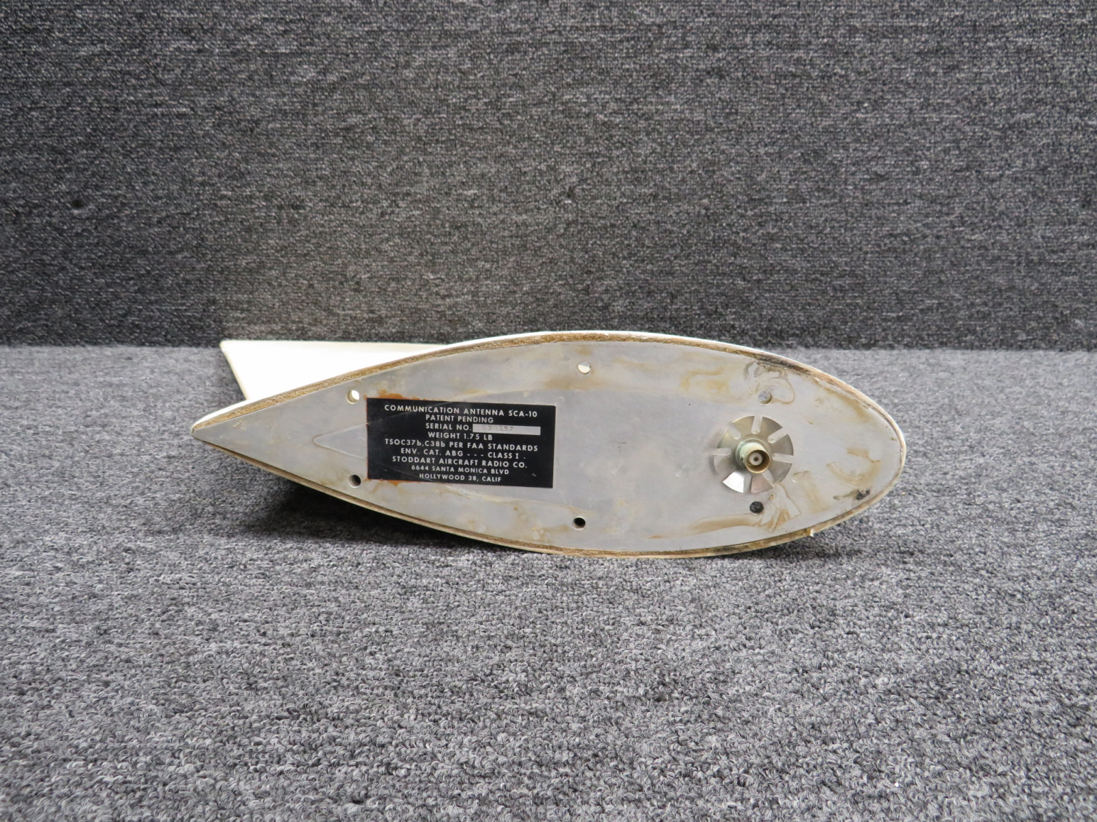 SCA-10 Stoddart Aircraft Radio Communication Antenna Unit