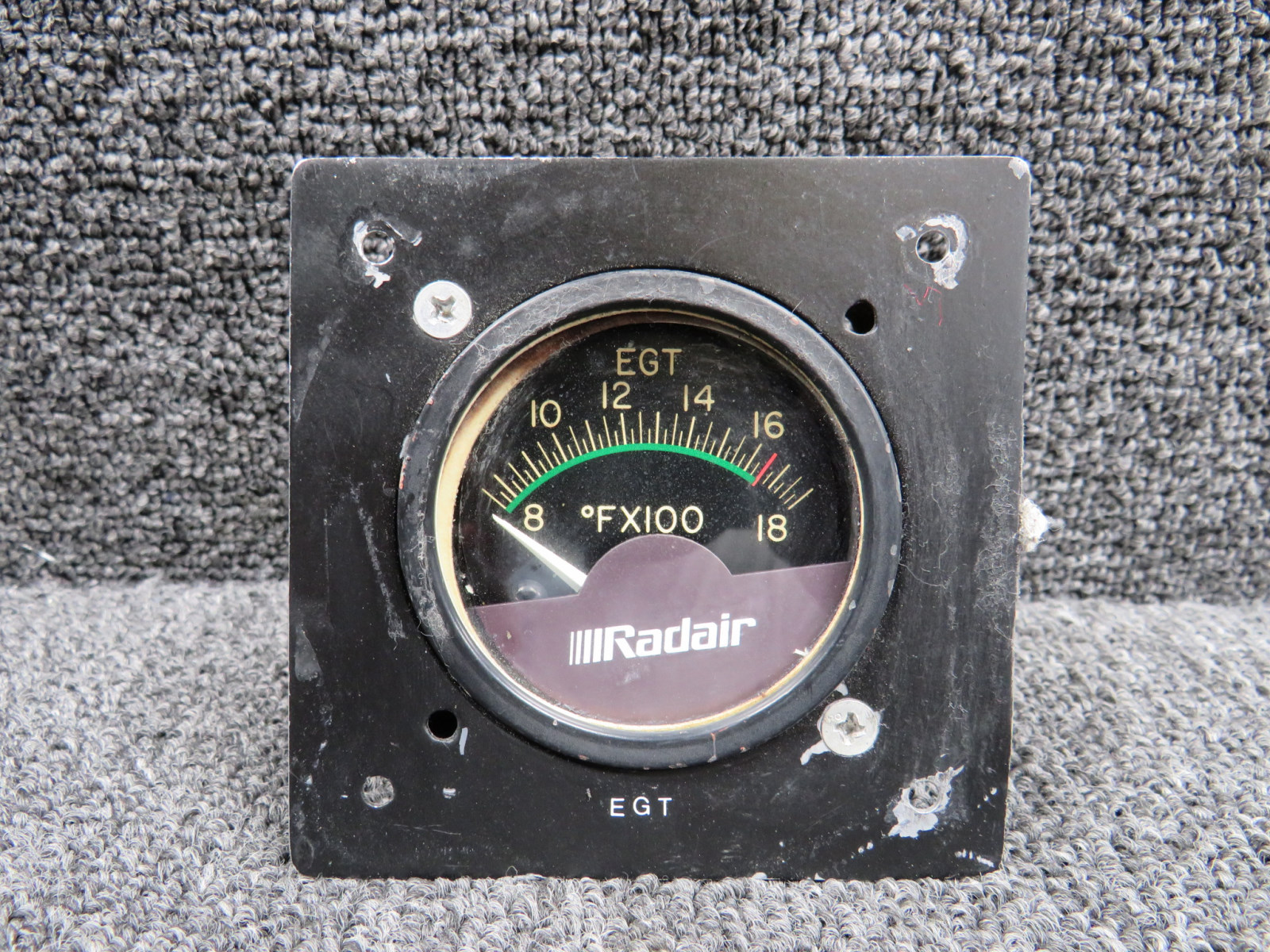 R-10-S Radair EGT Indicator and Mounting Bracket