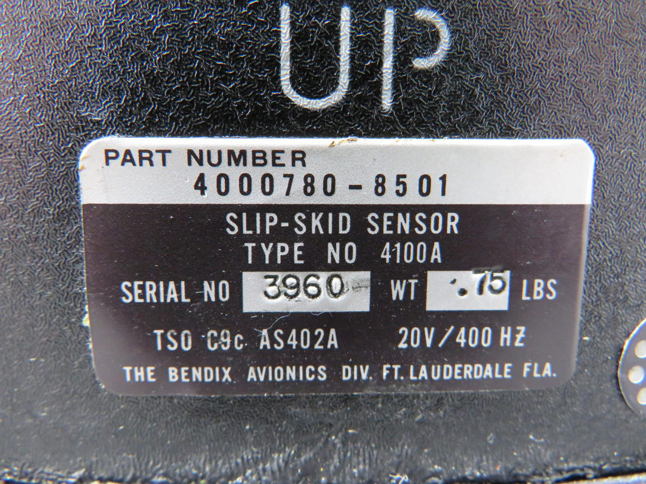 4000780-8501 Bendix 4100A Slip Skid Sensor (20 Volts)