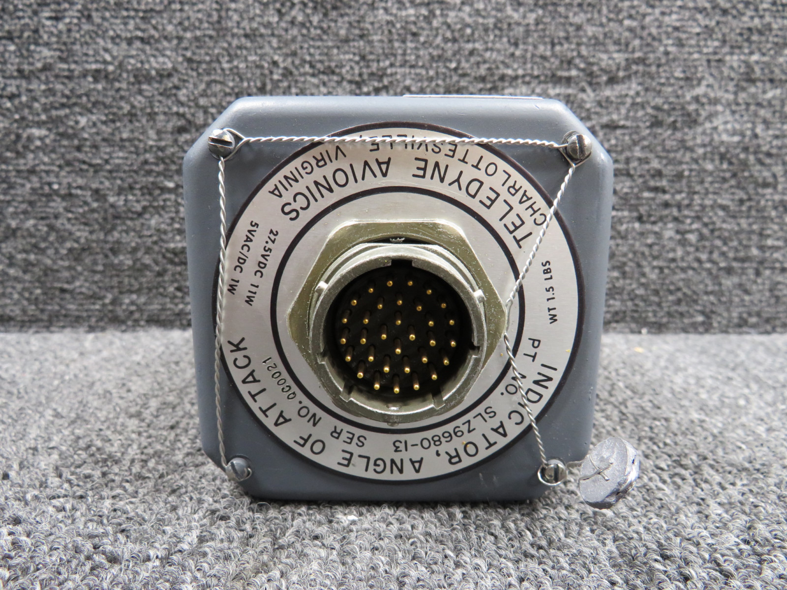 SLZ9680-13 Teledyne 28 Voltage Flight Angle of Attack Indicator