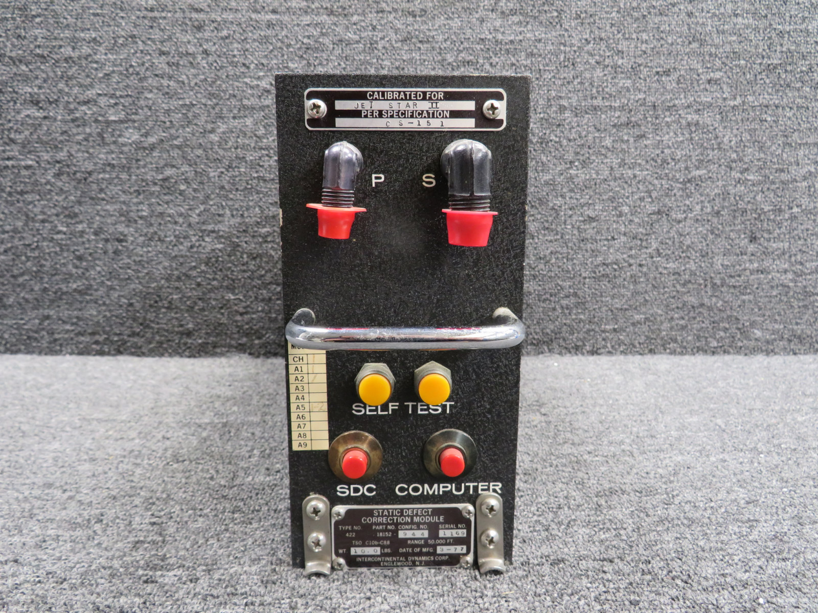 18152-841 Intercontinental Static Defect Correction Module Unit with ...
