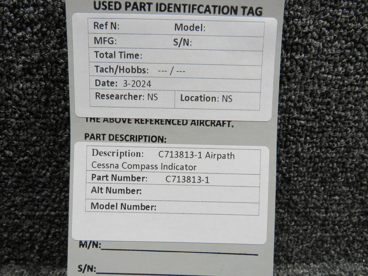 C713813-1 Airpath Cessna Mounted Compass Indicator