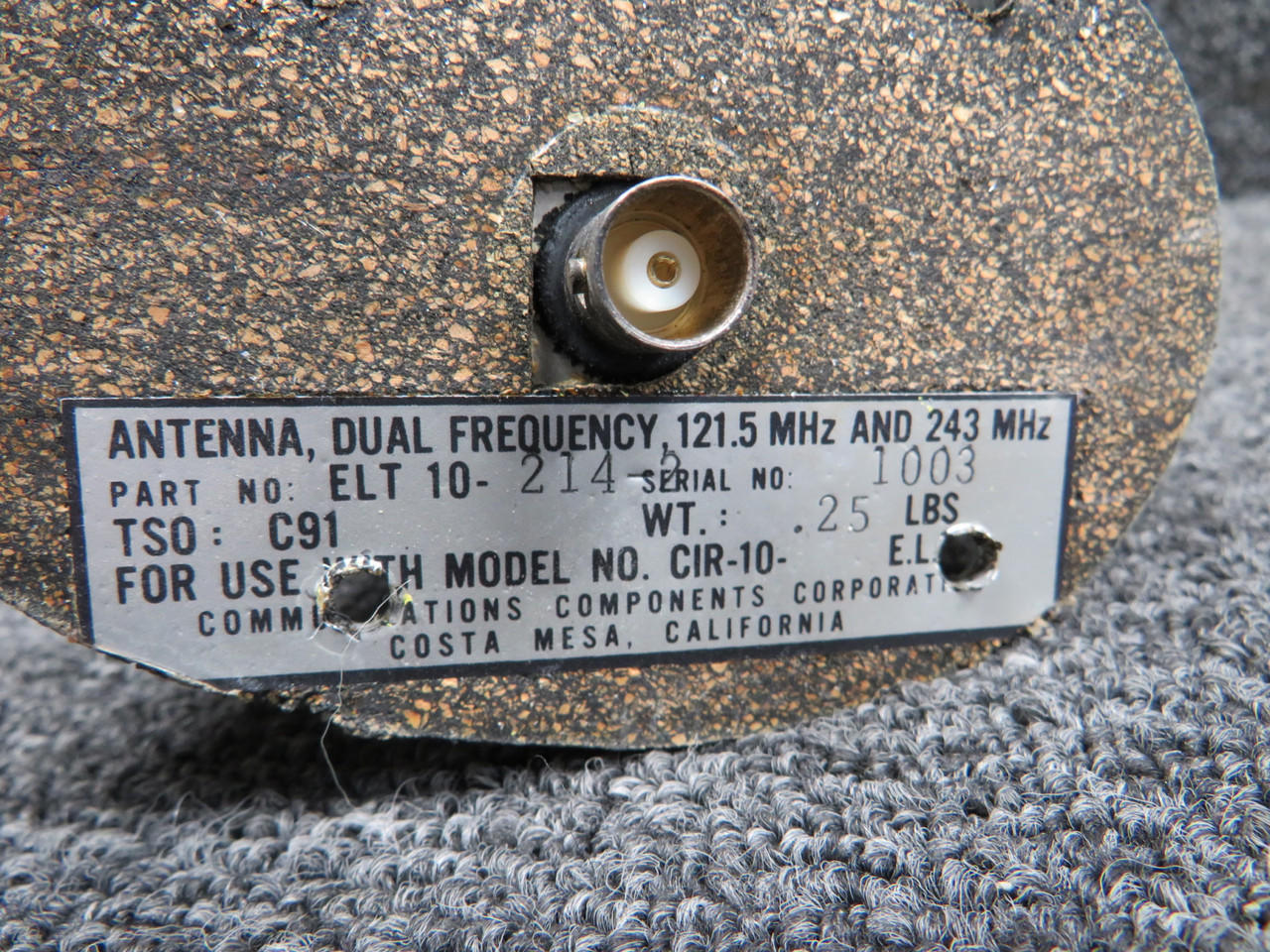 ELT10-214-2 Communication Components Corporation Frequency Dual Antenna