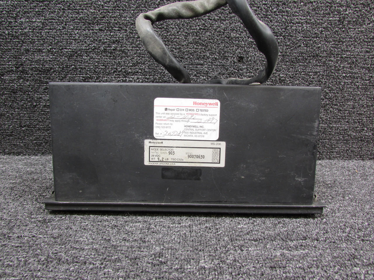 7001676-903 Honeywell Aviation 28 Voltage Mode Selector Panel Assembly