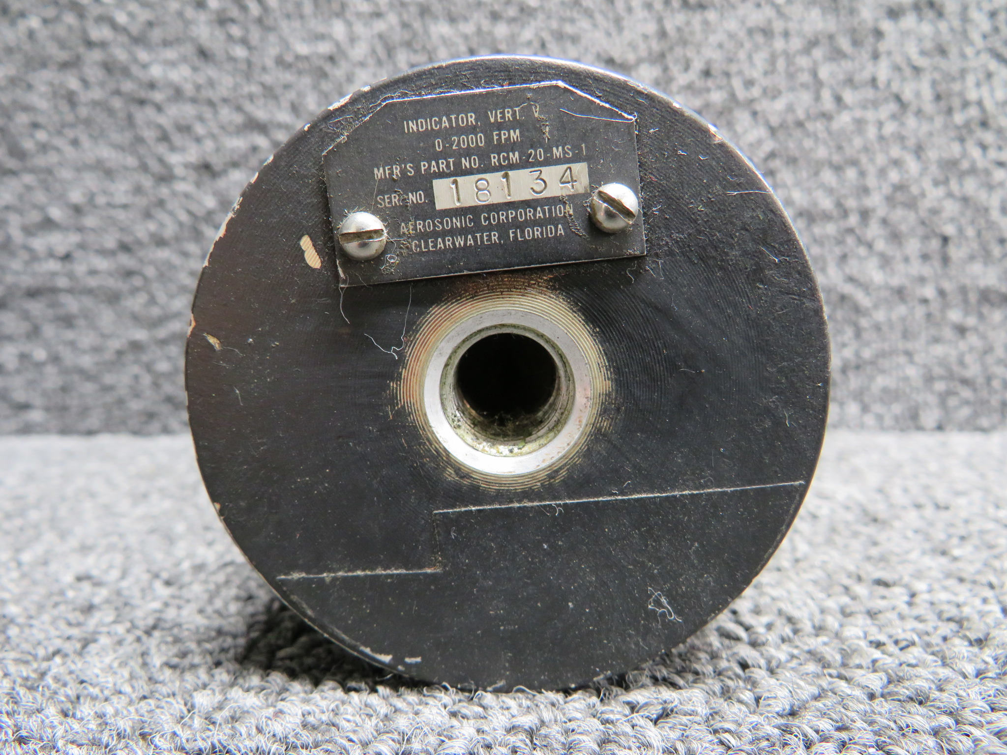 RCM-20-MS-1 Aerosonic Aviation Vertical Velocity Indicator