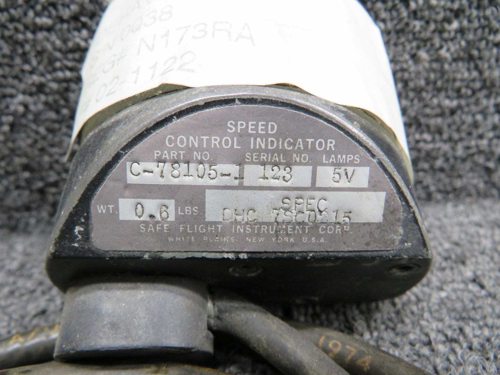C-78105-1 Safe Flight Speed Control Indicator Comes with Connector ...
