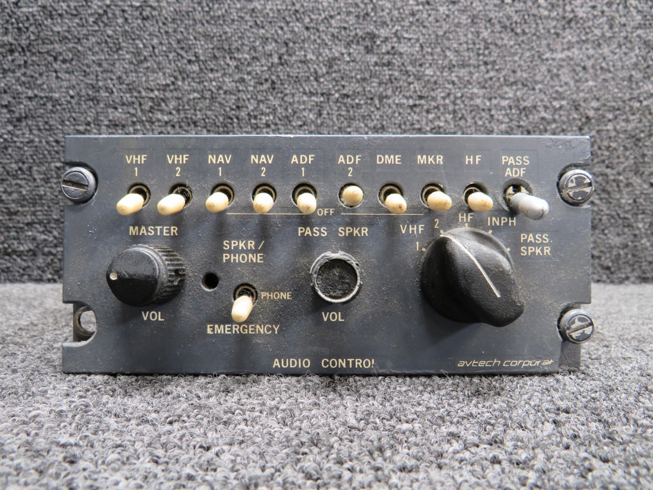 793-20 Avtech Core Chipped Face Audio Control Modified Unit With 28 Volts