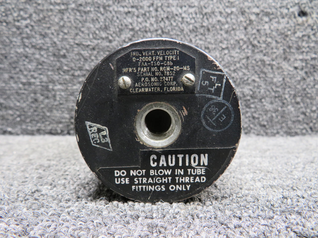 RCM-20-MS Aerosonic Vertical Velocity Indicator For Sale