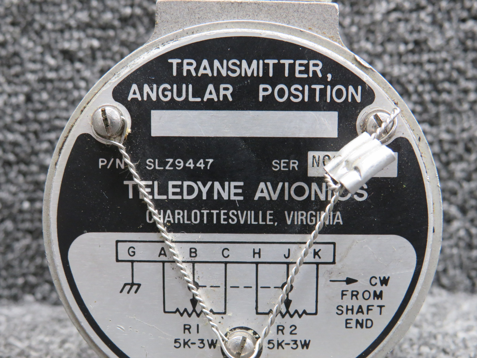 SLZ9447 Teledyne Angular Position Transmitter Unit