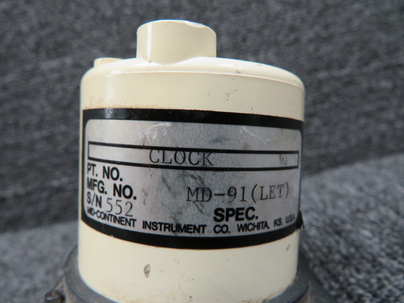MD-91(LET) Mid-Continent Quartz Clock Indicator For Sale