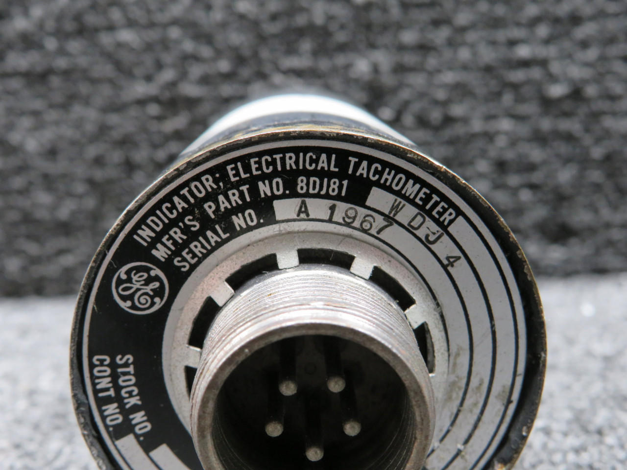 8DJ81-WDJ4 General Electric Electrical Tachometer Indicator Unit
