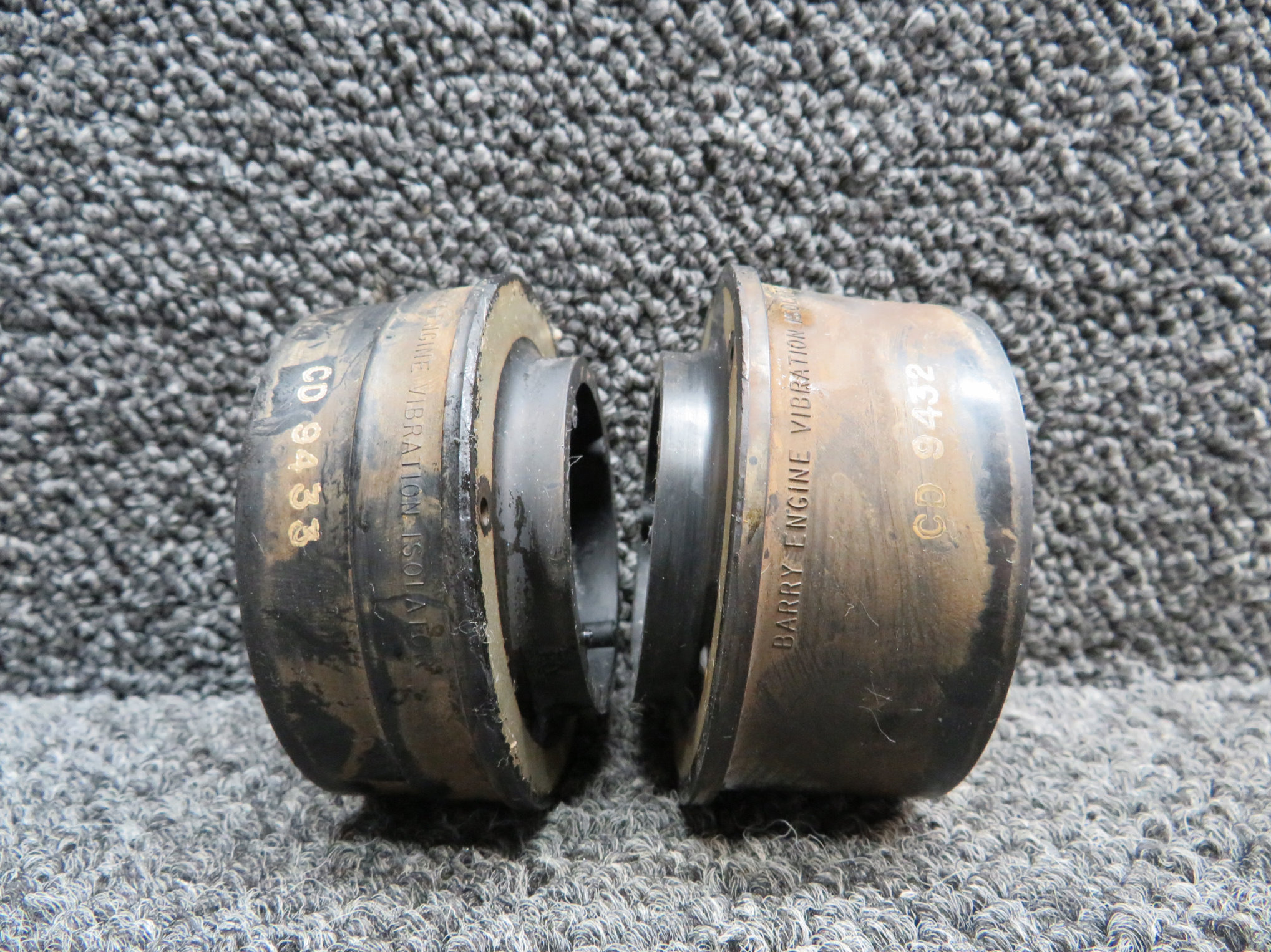 94011-02 Spacer Part Number 85-9217-02 Barry Controls Engine Vibration ...