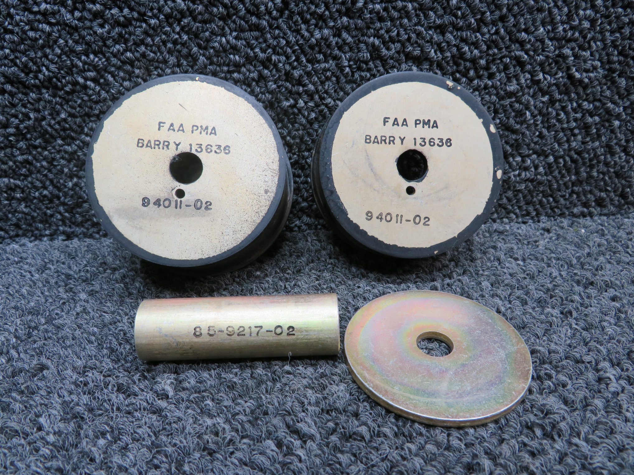 94011-02 Spacer Part Number 85-9217-02 Barry Controls Engine Vibration ...