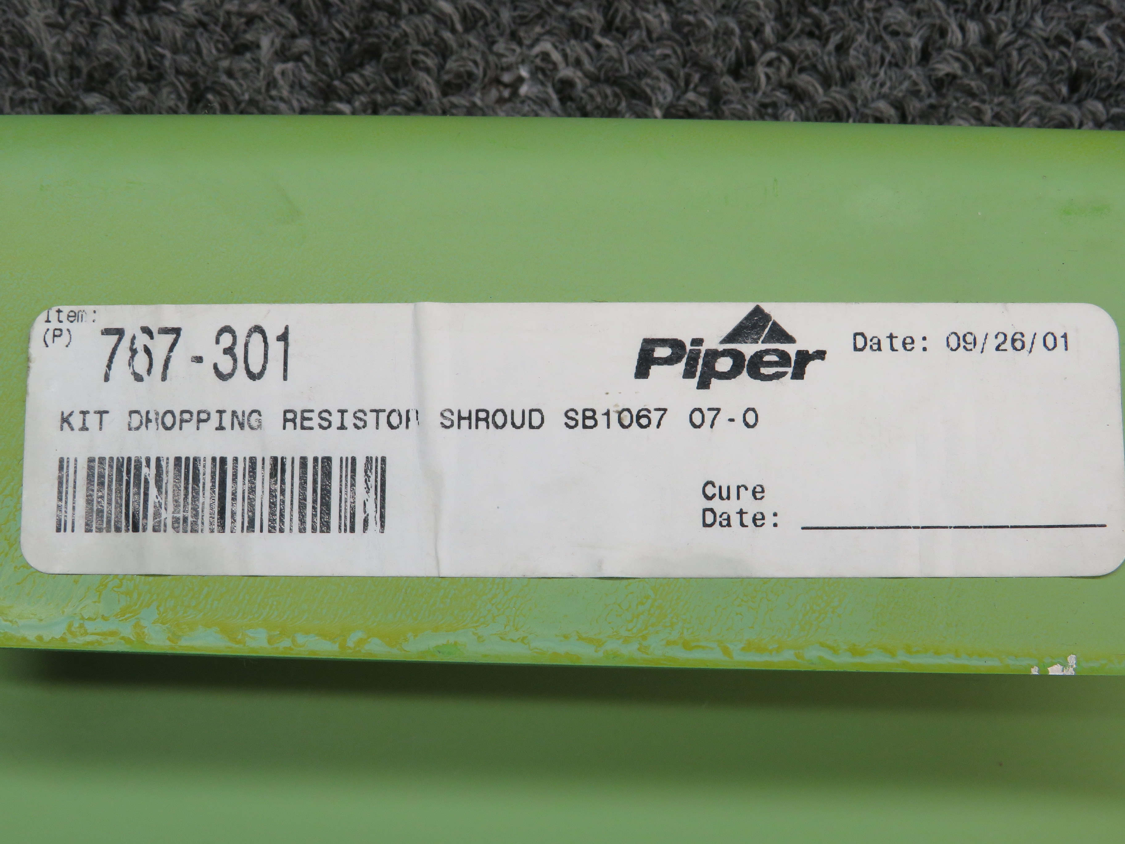 767-301 Alternative Part Number 101018-4 Piper New Old Stock Kit ...