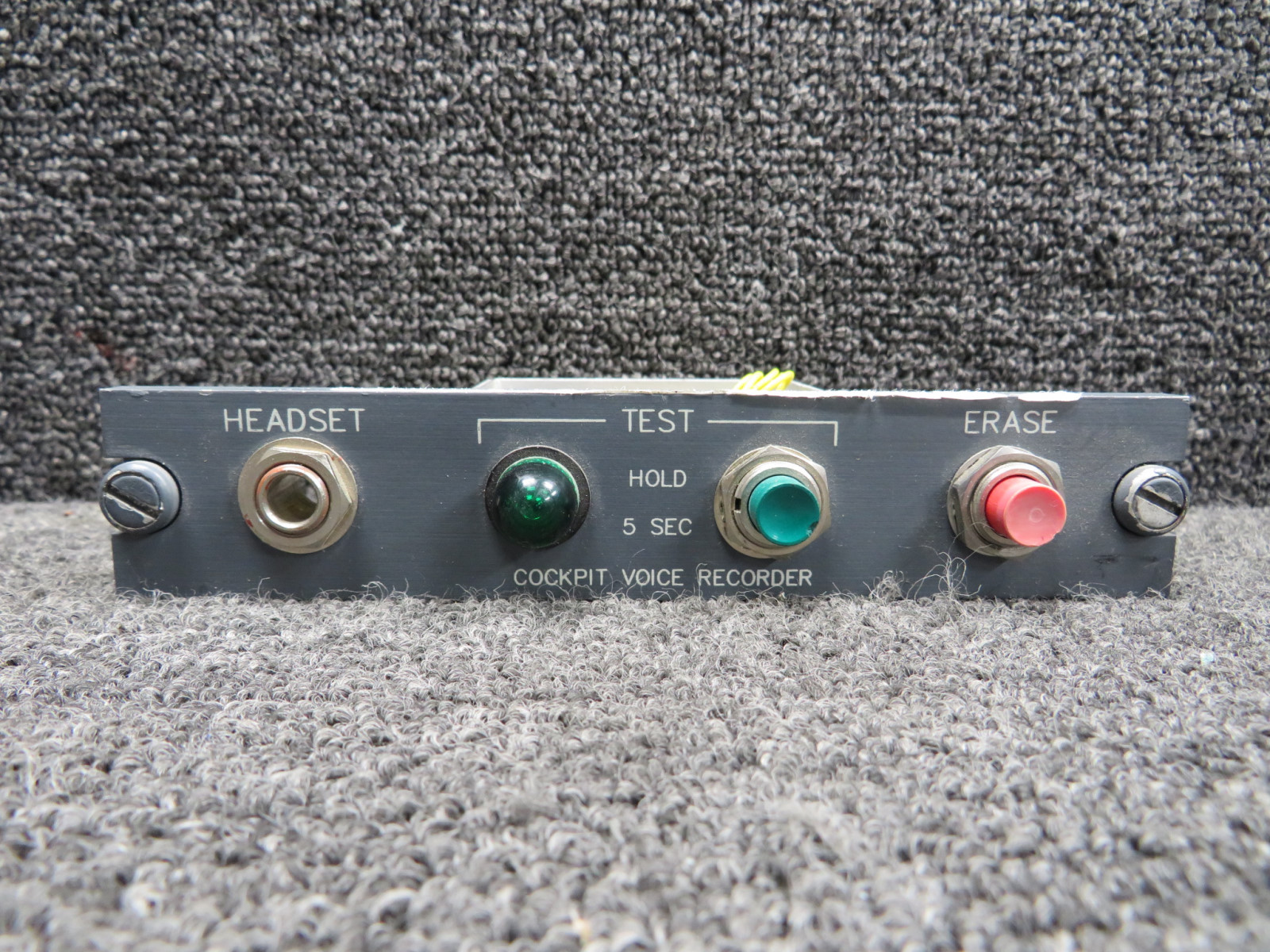 Voice Recorder Cockpit Panel Assembly