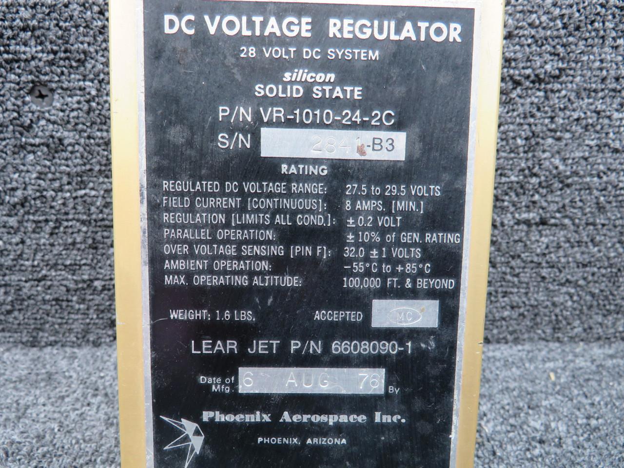 VR-1010-24-2C (Alt: 6608090-1) Phoenix DC Voltage Regulator Unit (Worn ...