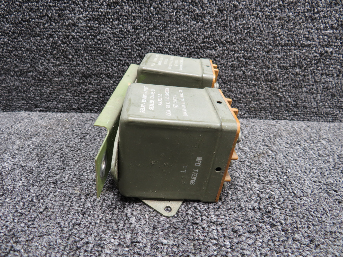 AN3311-2 Guardian Electric Dual Relay and Mount Assembly (28 Volts, 10 ...