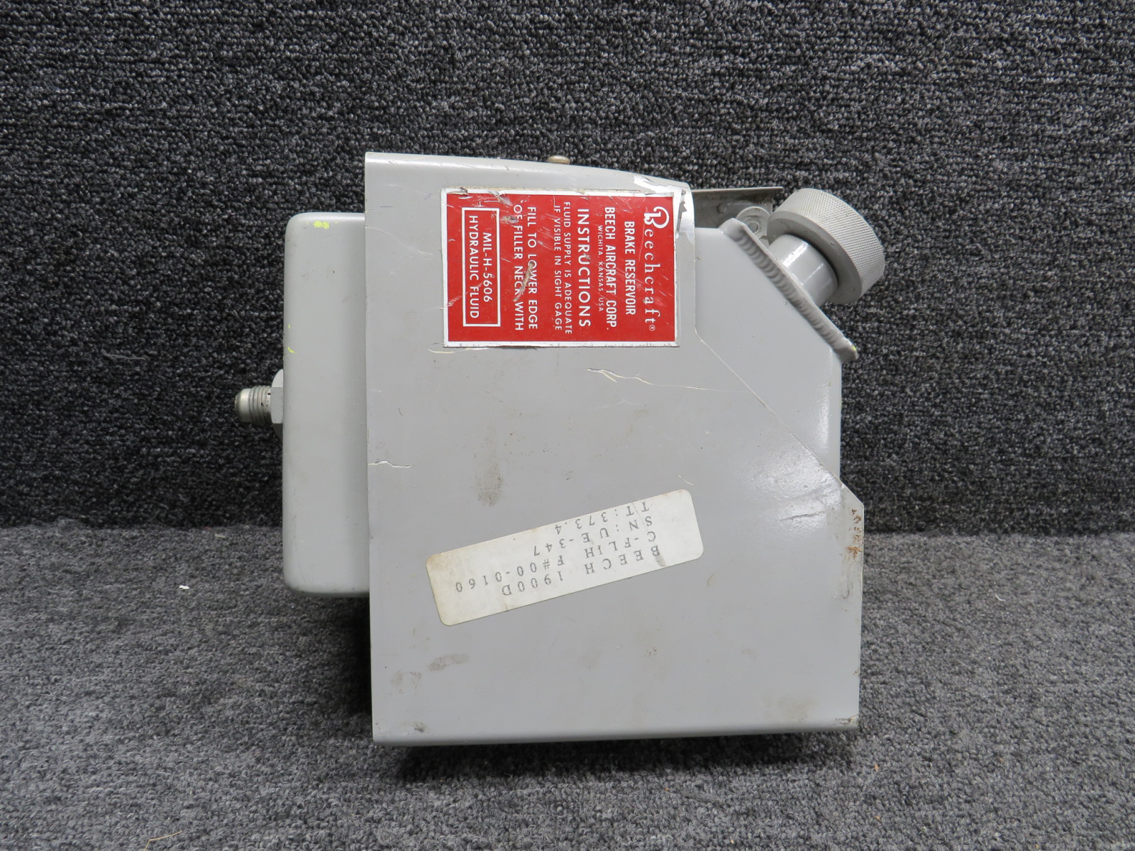 114-580246-15 Beechcraft Brake Reservoir Assembly Unit