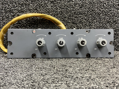 5418212L838-1 Lear Jet 55 Pilot Dimming Control Panel Assembly For Sale