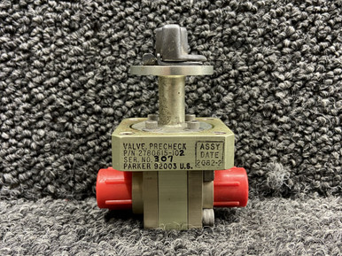92003 (Alt PN: 2780615-102) Parker Fuel Pre-Check Valve Assembly
