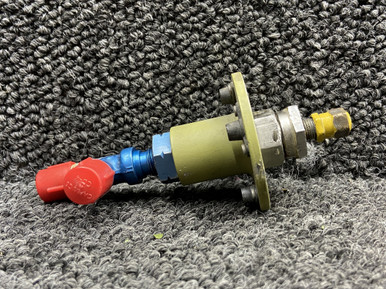 MS28889-1, 5417022-1 Lear Jet 55 Accumulator Air Charge Valve with Union