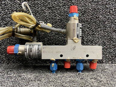 AF56C-386 (Alt: 6600473-2) Eckel LH Static Shutoff Valve Assembly (18-30V)