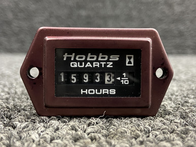 85094 Hobbs Hour Meter Indicator (12-60 Volts, Hours: 1593.30)