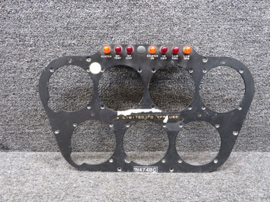 B197-1 Robinson R22 Mariner Seven Instrument Console Face Panel Assembly