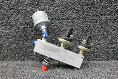 86576-003 Lycoming LO-360-A1H6 Oil Pressure Manifold Assembly with ...