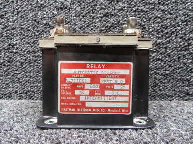 A-711PB1 Hartman Automatic Dropout Relay (Volts: 28)(Amps: 600) For Sale