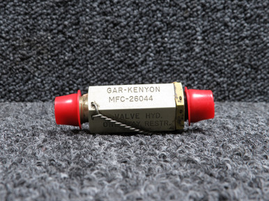 1R3665-035 (Alt: MFC-26044) Gar-Kenyon Hydraulic One-Way Restrictor ...