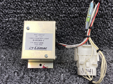 B-00364-1 (Alt: PAC-488747) Lamar Courtesy Light Timer Assembly (28V ...