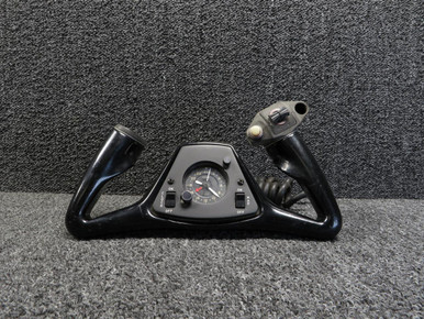 100-524125-610 Beech KA-200 Co-Pilot Control Wheel Assembly with Clock ...