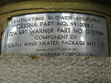 A07D67 (Alternate: 751-817) Torrington Air Blower Wheel Assembly