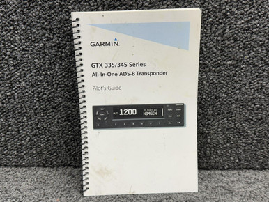 190-01499-00 Revision A Garmin GTX 335-345 ADS-B Transponder Pilot's ...