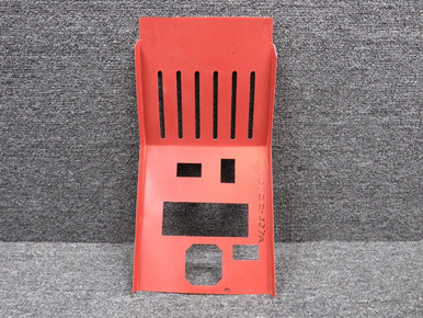 700122-537A Piper Aerostar Console Cover Panel (Red) (Cut Edges) For Sale