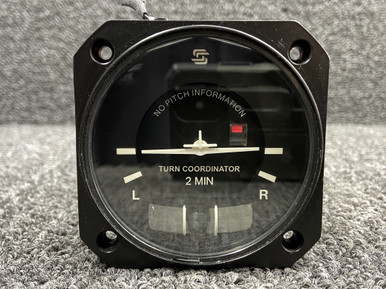 6405-8-28L S-Tec Turn Coordinator Indicator (Lighted, 28Volts, Wires Cut)