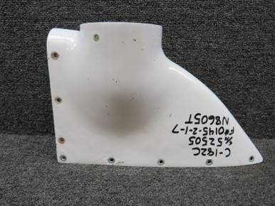 1200039-1 Cessna 182C Rotating Beacon Vertical Fin Tip Cap (Worn Holes ...