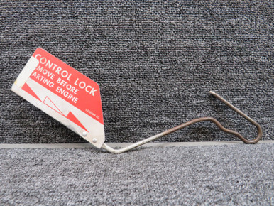 1260463-20 Cessna T210N Control Lock Assembly (Worn Paint) (Bent) For Sale