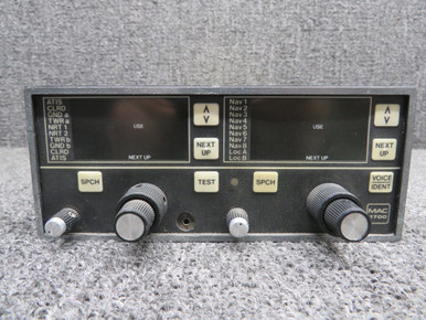 069-1017-00 King Radio KX-170A Nav-Comm Unit with MAC 1700 VTX Display ...