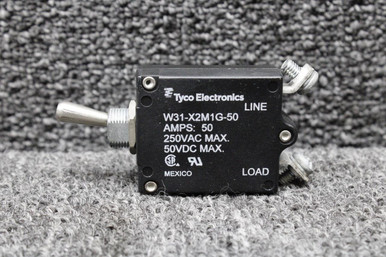 W31-X2M1G-50 Tyco Electronics Toggle Switch (Volts: 50, 250, Amps: 50)
