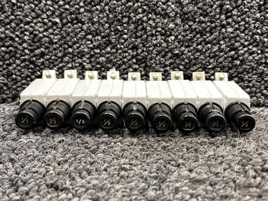 7274-11-1/2 Klixon Set of 10 Push to Reset Circuit Breakers (0.5 Amp)