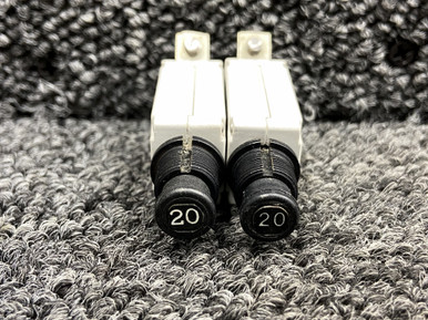 7274-11-20 (Alt: MS22073-20) Klixon Push to Reset Circuit Breaker Set ...