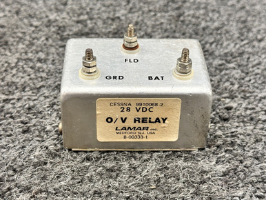 B-00333-1 (Alt: 9910068-2) Lamar Overvoltage Relay (Volts: 28)