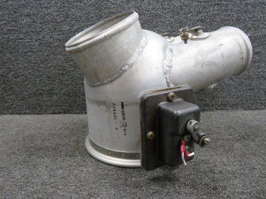 5316528-6 (Cast: 5316528-7) Cessna 340A Heater Plenum Assembly w Switch ...