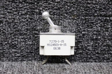 7270-1-15 (Alternate PN: MS24509-A-15) Klixon Breaker Toggle Switch (Core)