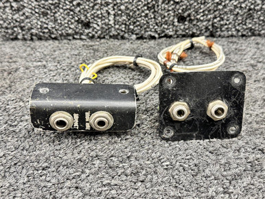 35-344247-13 Beechcraft 58 Set of 4 Microphone & Headset Jacks